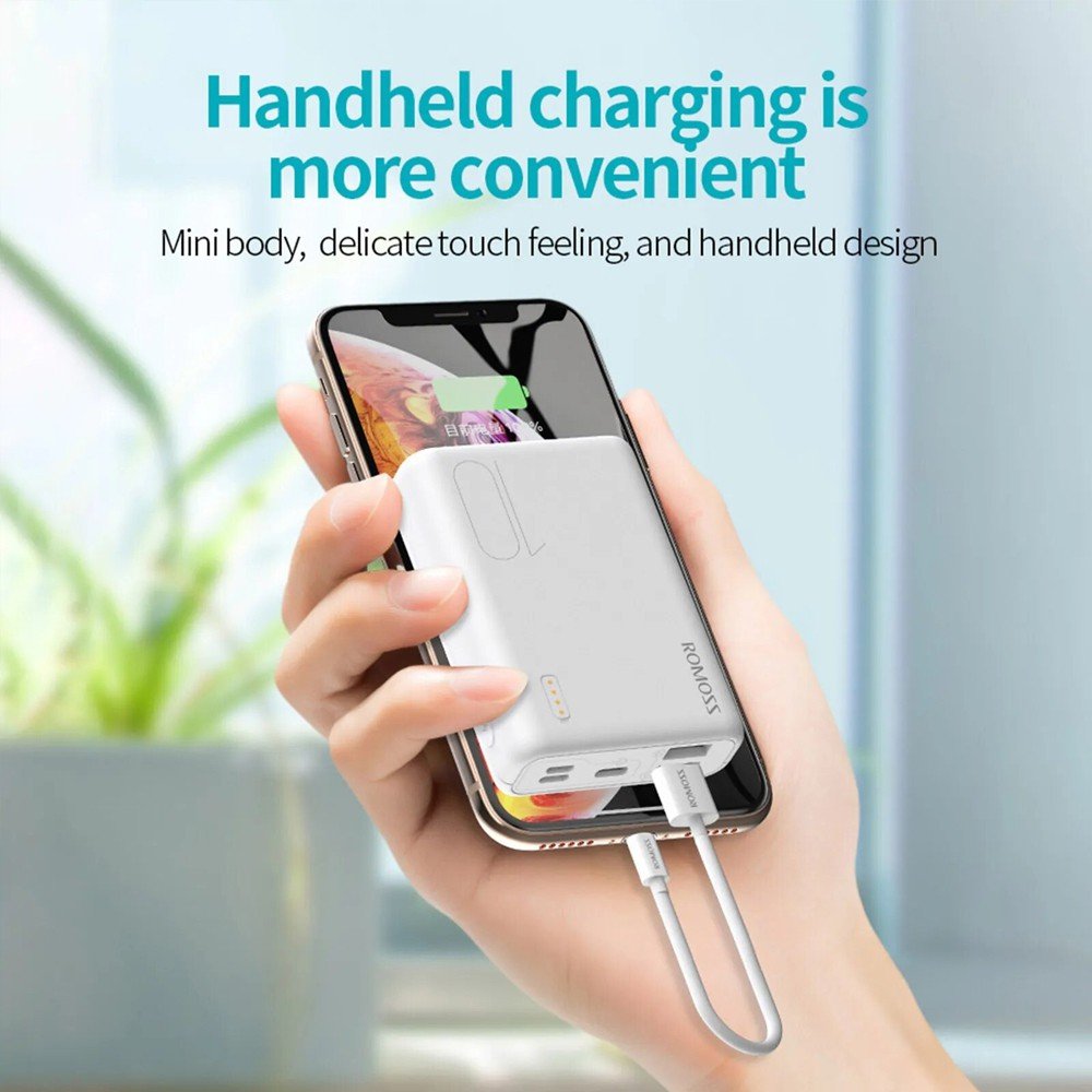 Romoss Simple10 10000mAh Power Bank-White