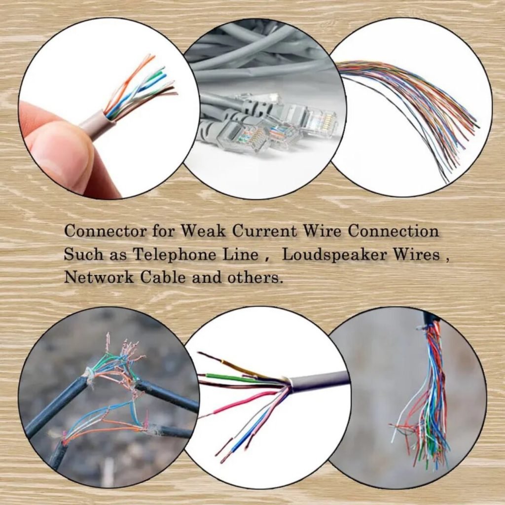 K1 K2 K3 UR Connectors Gel Filled Crimp Data Phone Wire Splice 100 Pack
