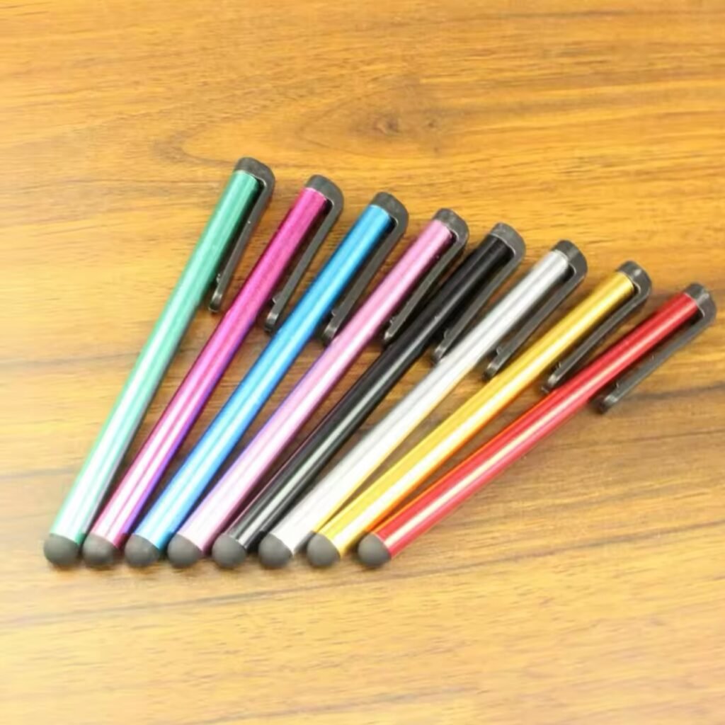 Universal Stylus Pen Metallic With Pocket Clip