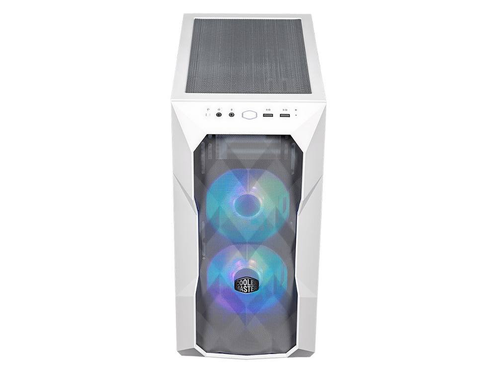 Cooler Master MasterBox TD300 Mesh Micro ATX Case – White